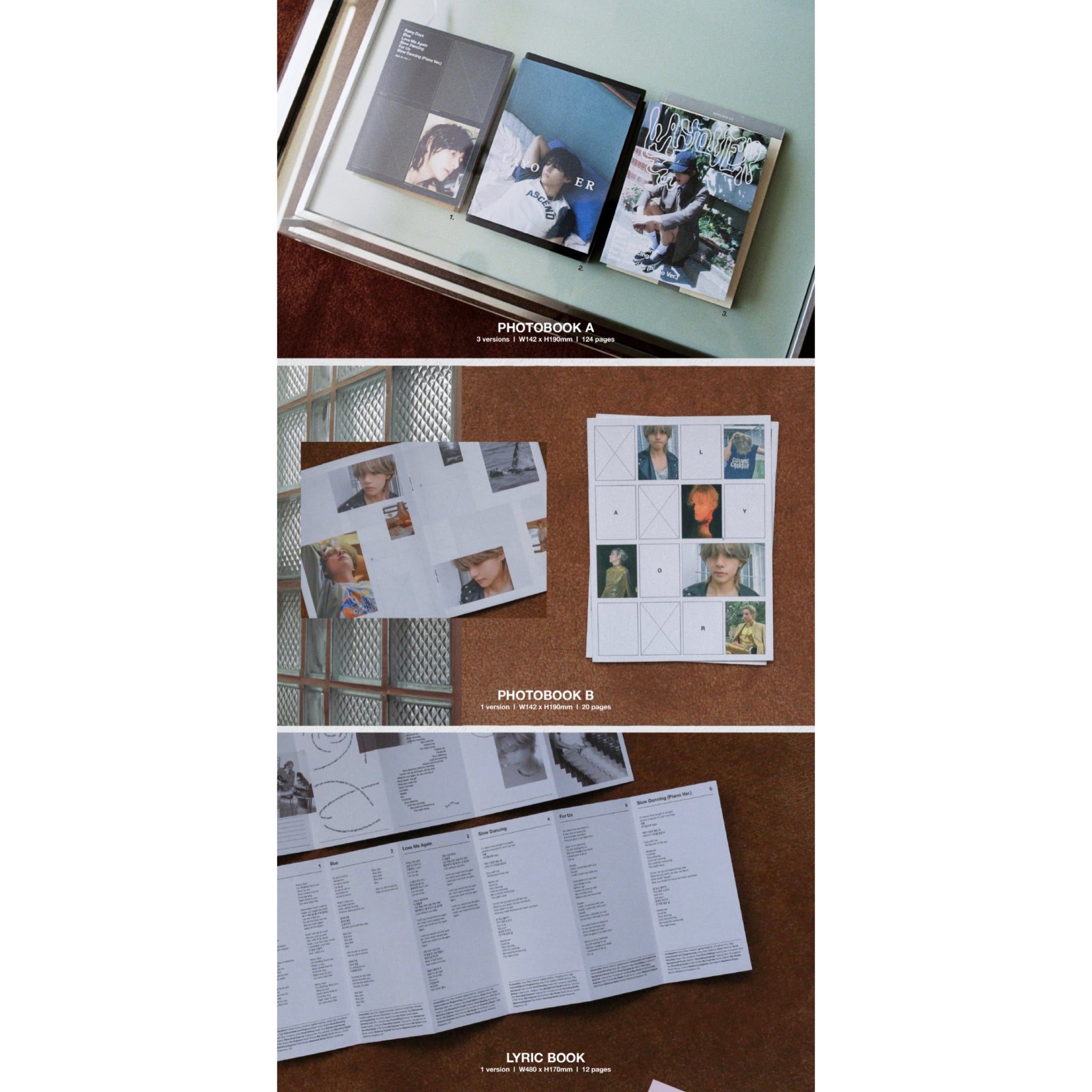 [PRE ORDER] V's Solo Album — "Layover" Set + Weverse Albums Version (w ...